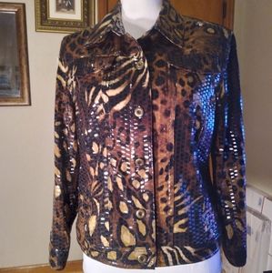 Ruby Rd. | Jackets & Coats | Ruby Rd Animal Print Jacket | Poshmark